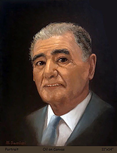 m samimi - artist- Portraits in Oil